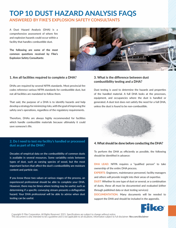 Dust Hazard Analysis by Fike Corp | Dust Hazard Analysis training ...
